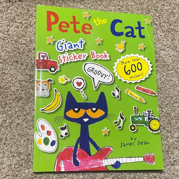 Other | Pete The Cat Giant Sticker Book Green | Poshmark